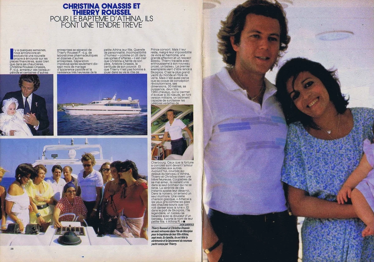 Christina Onassis Thierry Roussel