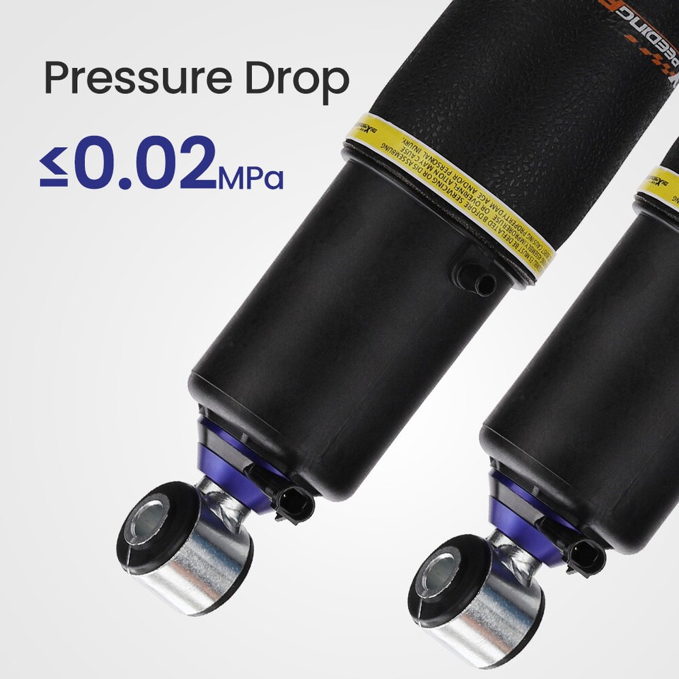 2x Air Suspension shocks + Air Compressor Pump For Suburban Tahoe Yukon ...