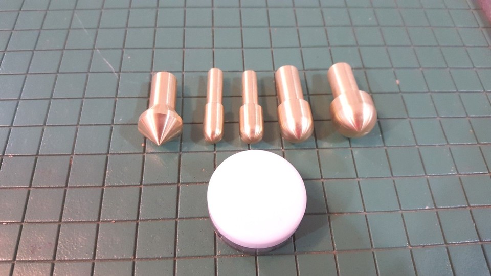 Gunsmith Tools 5 Brass Muzzle Laps-Rifle Or Pistol Crowning Kit ...