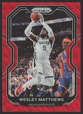 2020-21 Panini Prizm #168 Wesley Matthews Ruby Wave Prizms | eBay
