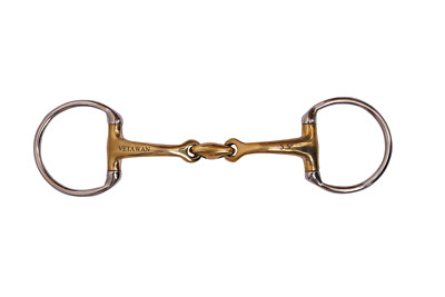 EggButt Snaffle Bit Curved with Lozenge, Stainless Steel, Different ...