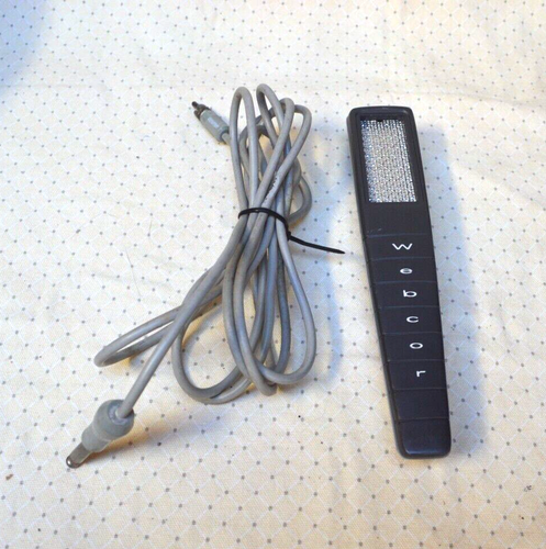 Vt Webcor MIcrophone Made by EV Reel to Reel w/Cable. Tested-works. ca ...