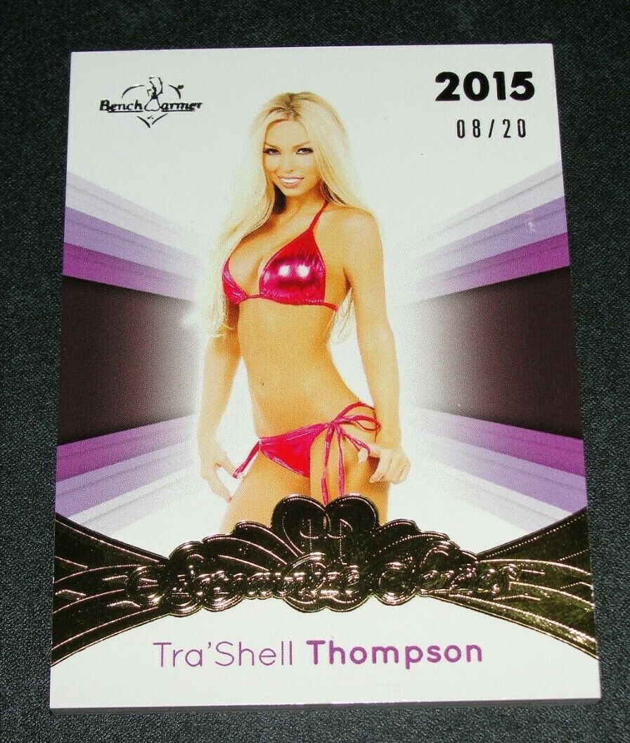 2015 Benchwarmer TRA'SHELL THOMPSON Signature #121 Gold Foil Variant/20 PLAYBOY | eBay
