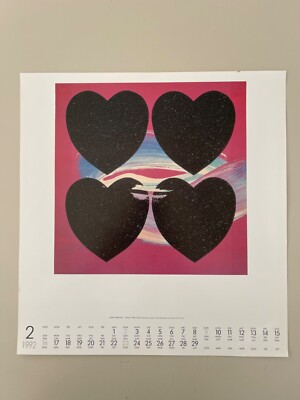 ANDY WARHOL, HEARTS ,1980, RARE PRINT FROM 1992 CALENDAR | eBay