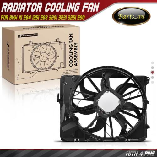 Radiator Cooling Fan for BMW X1 E84 125i E88 320i 323i 325i E90 E91 E92 ...