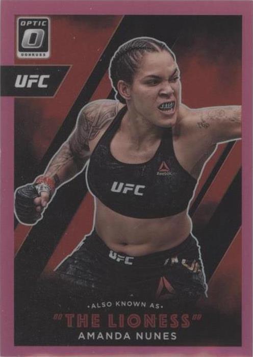 2022 Panini Donruss Optic UFC - Also Known As Aka Amanda Nunes #14 Pink ...