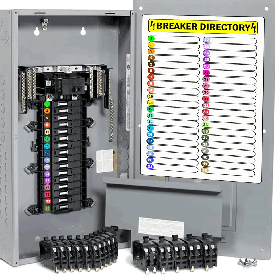 Breaker Panel Labels Circuit Breaker Labels 9 Pcs Circuit Breaker ...