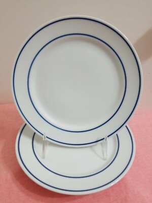 AMKO AMERICAN AIRLINES 7 5/8" DIA. PLATE BLUE TRIM HARD TO FIND 73PL083 ...