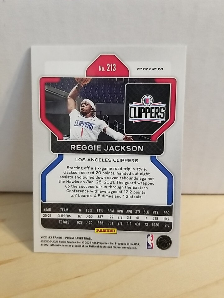 2021 Reggie Jackson Prizm Silver Cracked Ice SP #213 | eBay