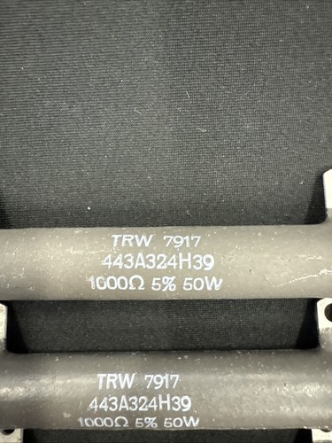 Westinghouse IRC 443A324H39 Resistors 1000Ω 5% 50W Radial Terminal New ...