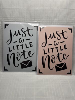 Just A Little Note cards greeting card handmade | eBay