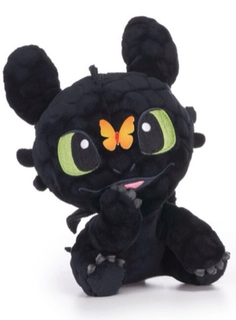NEW OFFICAL 7" HOW TO TRAIN YOUR DRAGON TOOTHLESS PLUSH SITTING HTTYD ...