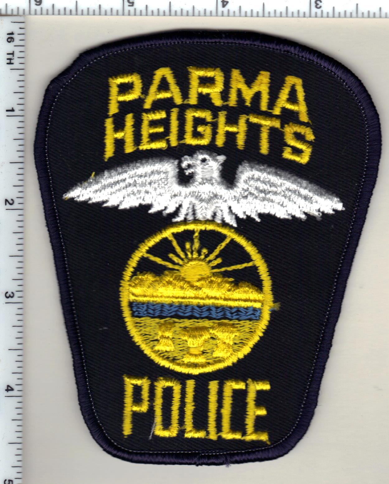 Parma Heights Police (Ohio) Shoulder Patch from 1995 | eBay