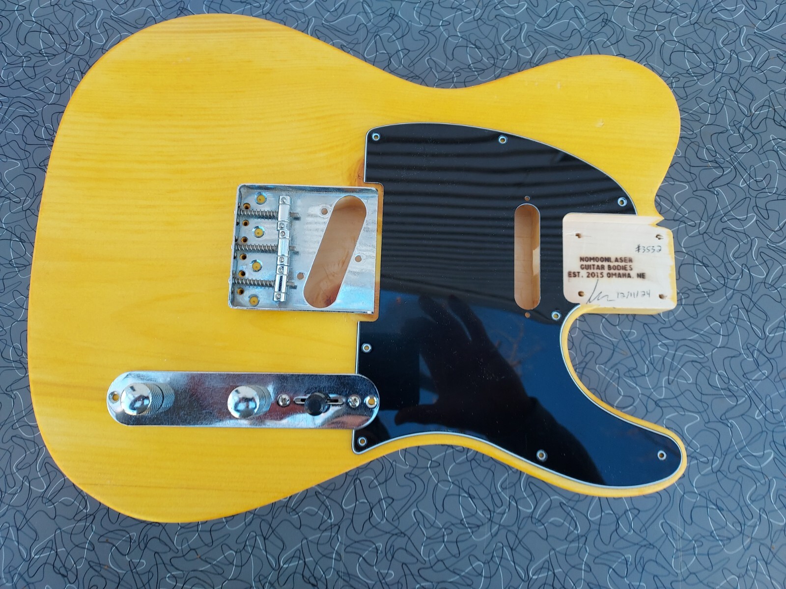 Guitar Body Telecaster Tele Style Nitro Finish Barncaster Pinecaster ...