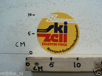 STICKER,DECAL SKI ZELL ZILLERTAL TIROL | eBay
