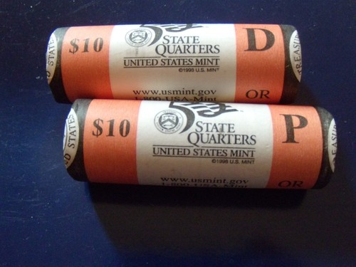 Oregon State Quarters 2005 US Mint 2 Rolls P and D mints 80 coins ...
