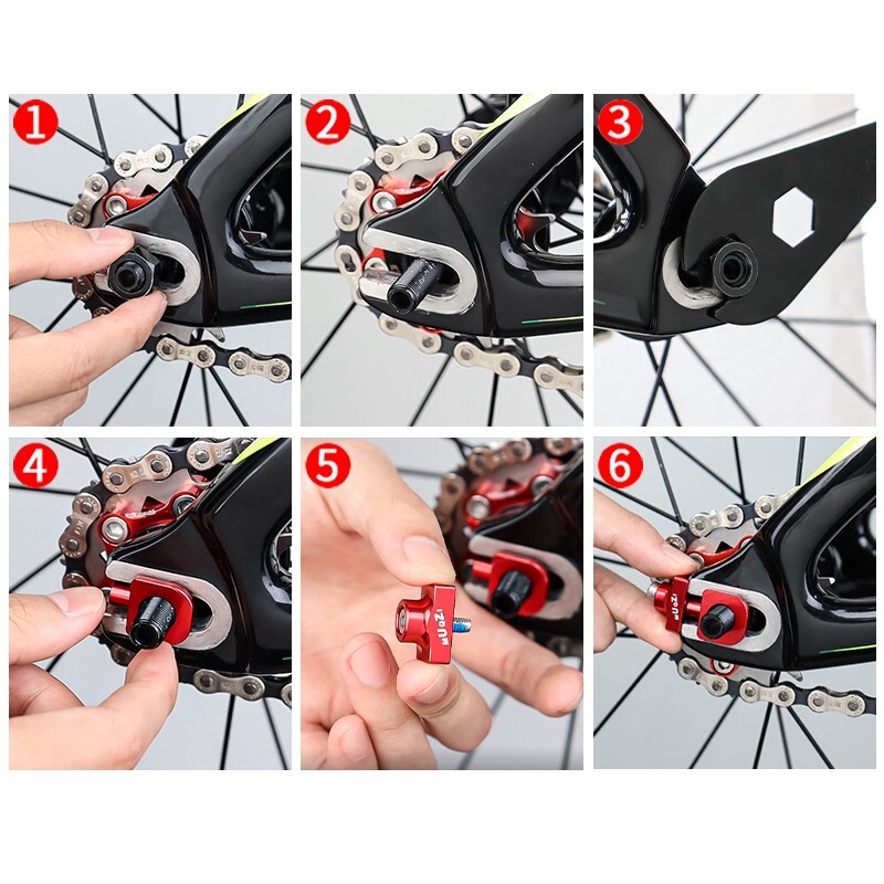 Bike Chain Tensioner Chain Adjuster Single Speed Bike Tug Chain ...