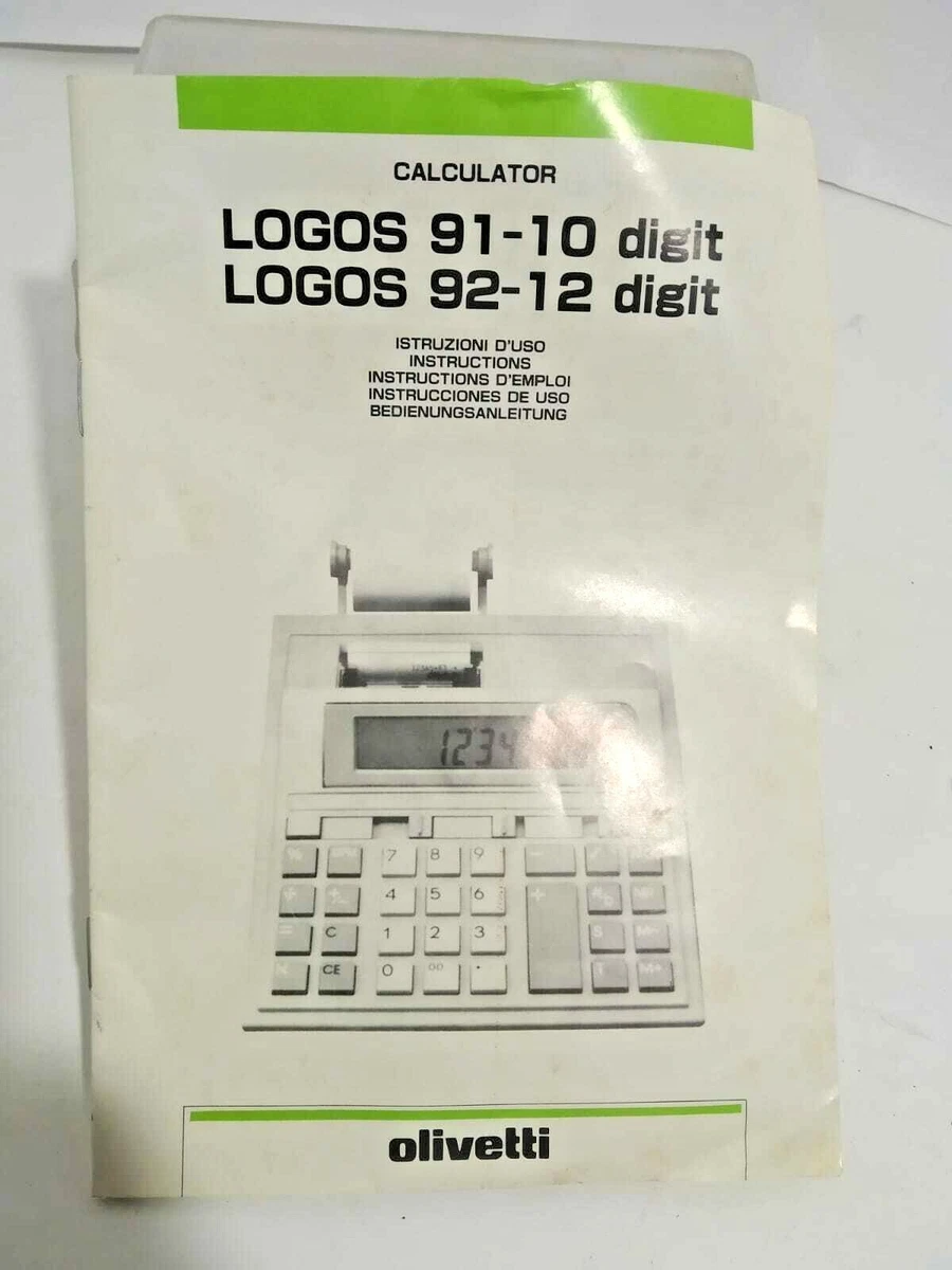 OLIVETTI 121 PD ECO INSTRUCTION MANUAL Pdf Download, 56% OFF