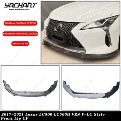 CARBON Kit For 17-21 Lexus LC500 LC500H VRS V-LC Style Front Bumper ...