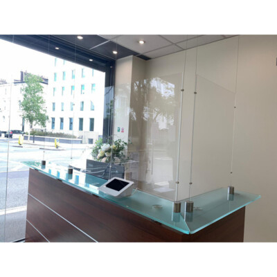 Ceiling Hanging Sneeze Guard Screen Barrier Protection Shield | eBay UK