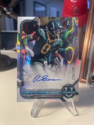 2022 Bowman U RJ Sneed Lava Auto /199 1st Bowman | eBay