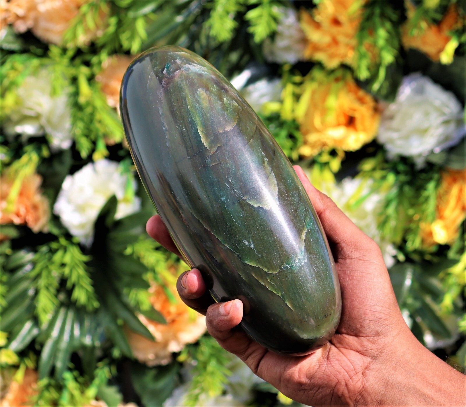 Large 210MM Natural Green Vivianite Stone Metaphysical Healing Power ...