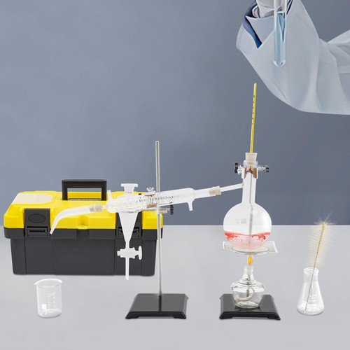 Apparatus Lab Glassware Distillation Kit Essential Oil Steam ...