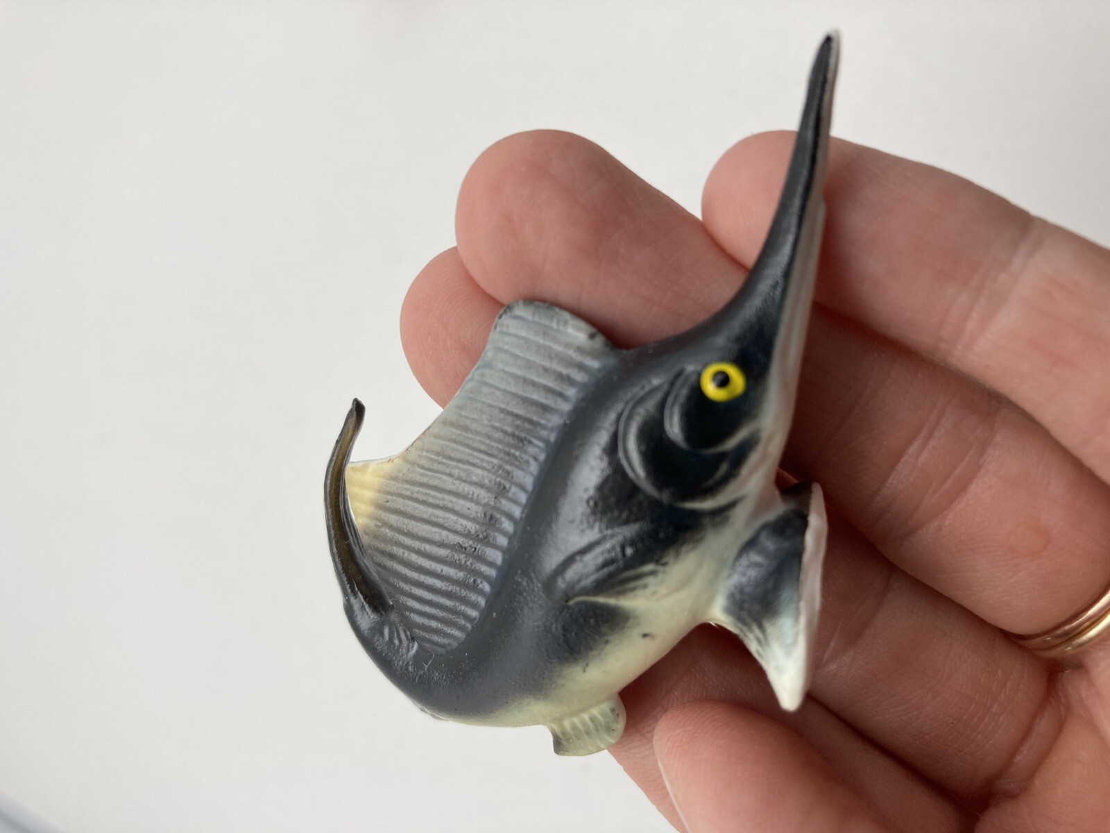 Vintage Swordfish Miniature Figurine Bone China Hand Painted Sailfin ...