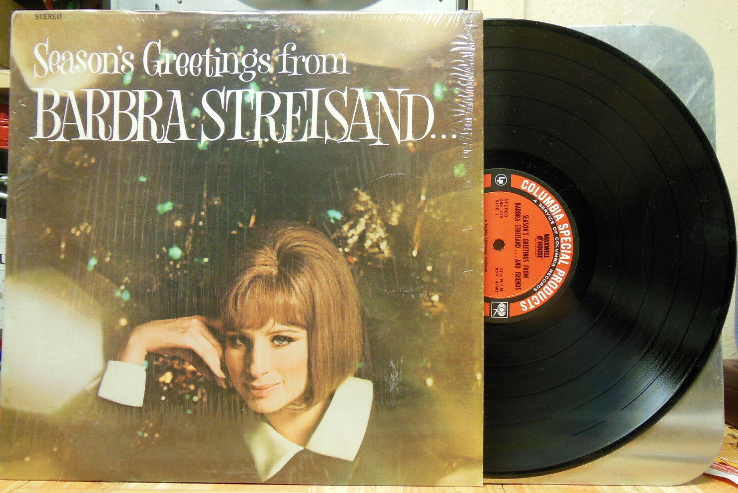Seasons Greetings From BARBRA STREISAND & FRIENDS CSS1075 LP Vinyl In ...