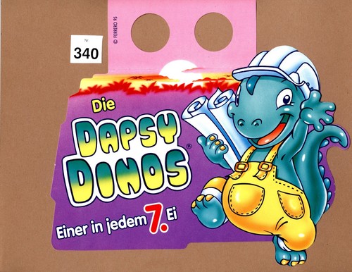 Nr. 340 ... Palettenanhänger ... Die Dapsy Dinos ... von 1995 | eBay