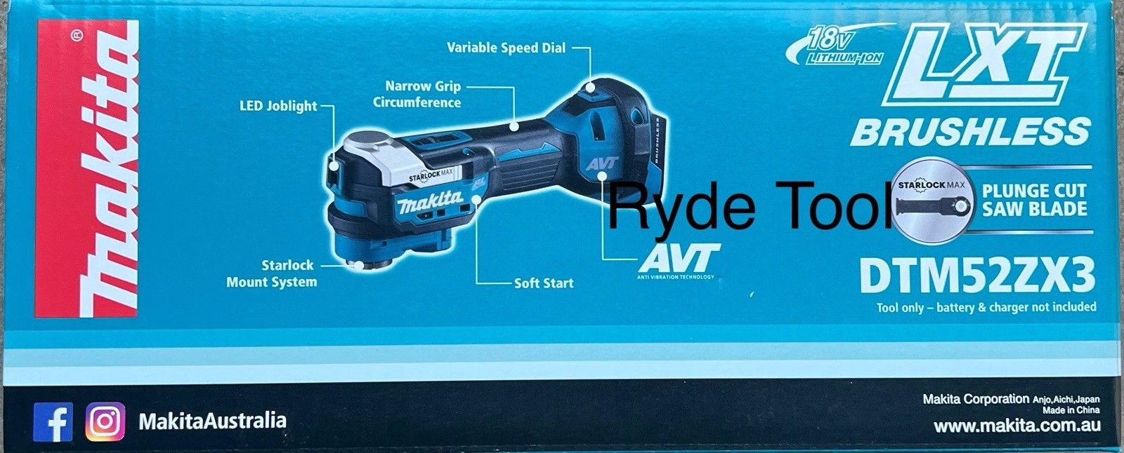 Makita DTM52ZX3 18V Brushless Multi Tool. 3Y Warranty. | eBay Australia