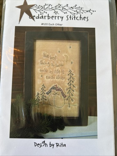 Cedarberry Stitches “Each Other” #120 Embroidery (Pattern Only) | eBay