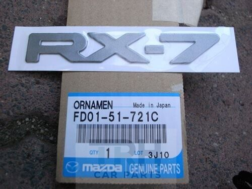 MAZDA GENUINE OEM RX-7 RX7 FD3S FC3S FC3C REAR EMBLEM SET BADGE ...
