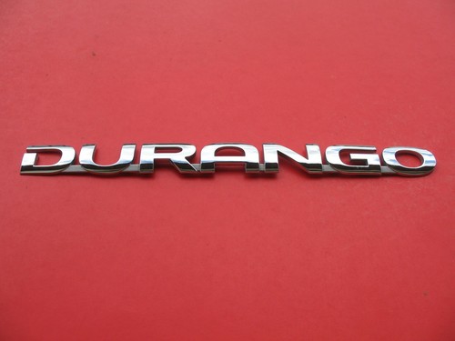 04 05 06 07 08 09 DODGE DURANGO REAR GATE LID CHROME EMBLEM LOGO BADGE ...