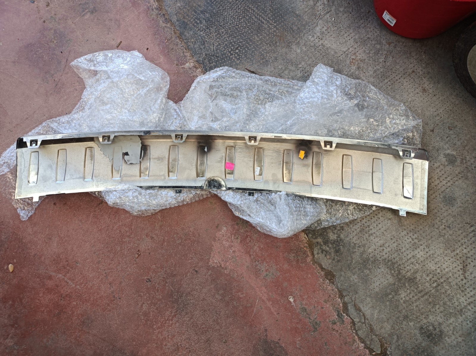 Chrome Rear Bumper Step Plate 1668852174 For Mercedes W166 ML250 ML350 ...