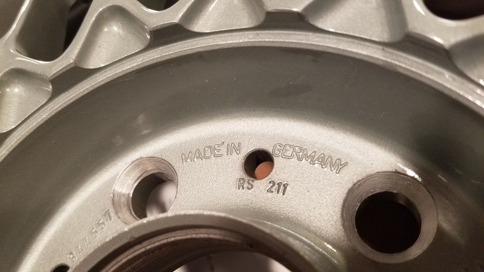 Authentic Fully Restored BBS RS211 5x120 16x8 Wheels Rims for BMW E24 ...