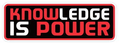 Knowledge Is Power Sticker | eBay