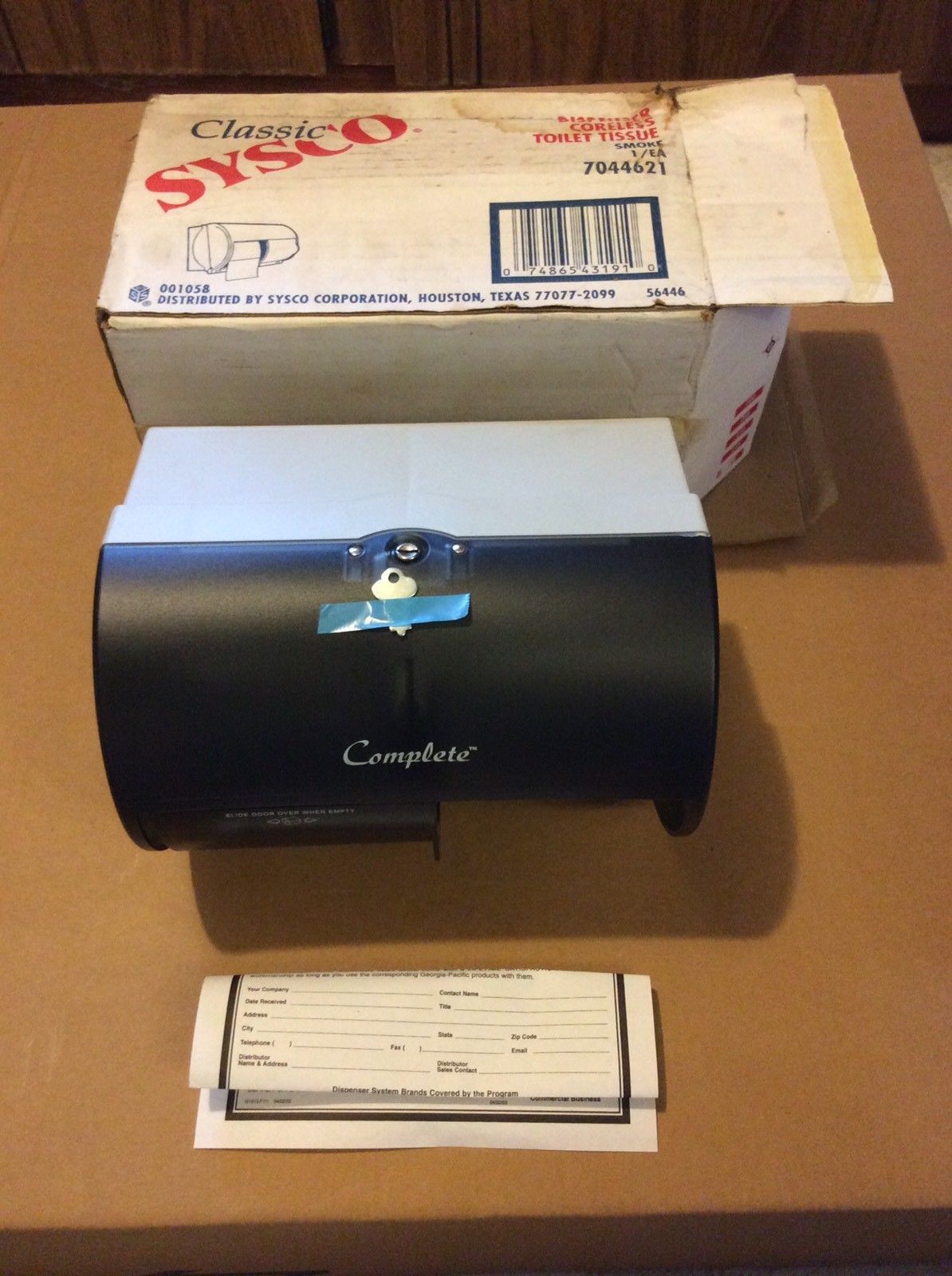 Classic Sysco Toilet Tissue Dispenser Coreless Smoke 7044621 By ...