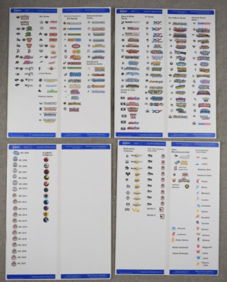 Pokemon Labels Block Set TCG Card For Dividers Stickers Pick From List ...