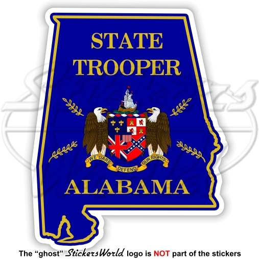 ALABAMA State Police, Highway Patrol Door Seal USA American Vinyl ...