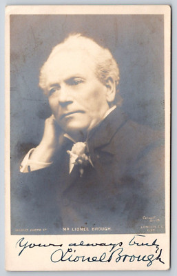Mr. Lionel Brough English Actor Comedian Playwright Signed Postcard UNP ...