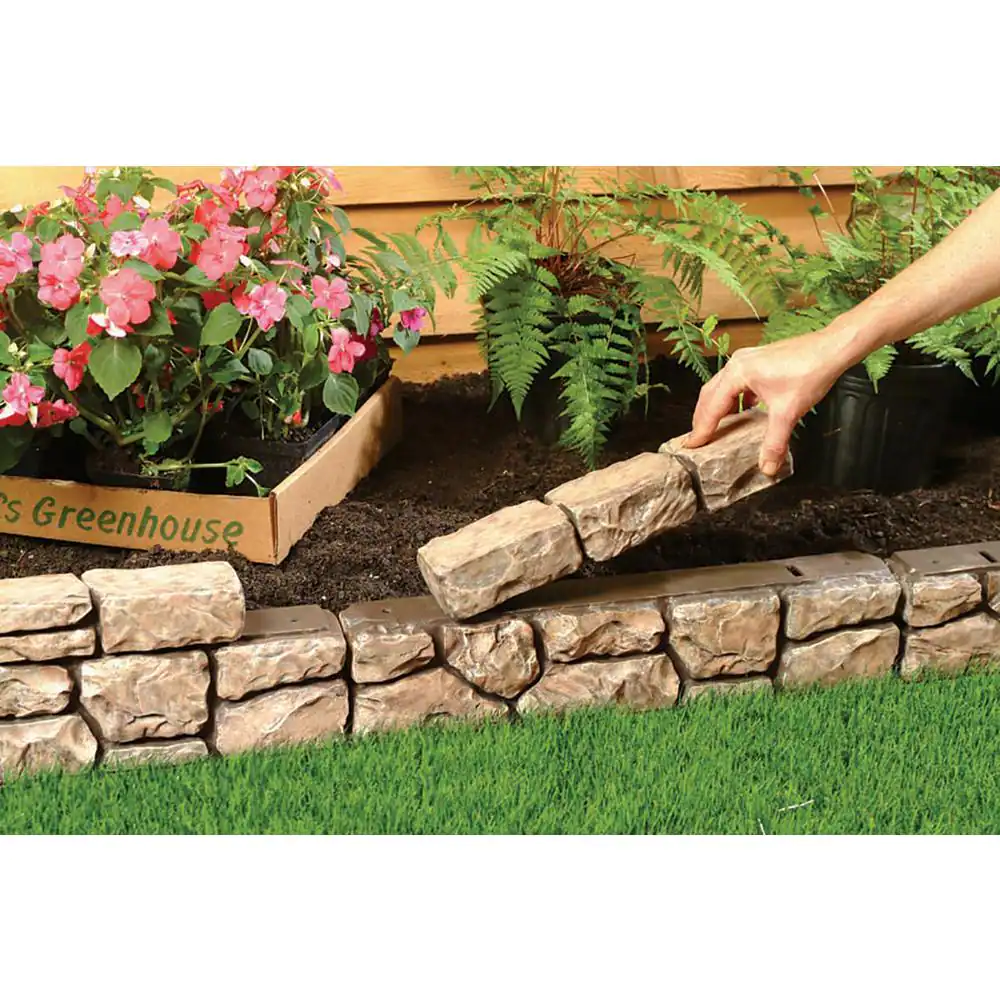 Natural Stone Garden Edging Natural Scalloped Edging Lakefell Grey