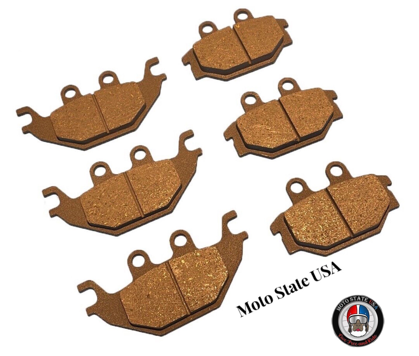 Arctic Cat Front Rear Brake Pads 250 Utility (2006-2009) 300 ATV 2x4 ...