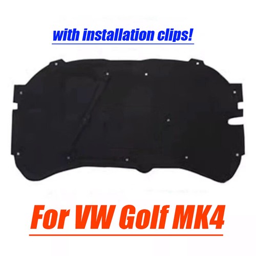 Cotton Car Hood Engine Sound Insulation Pad Heat Shield Mat Fit For VW ...