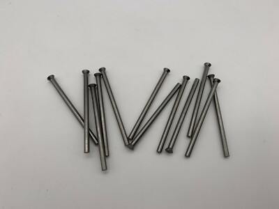 Royal .111 X 2" Long Bevel Headed Punches, Tool Steel Lot Of 12 Pieces ...