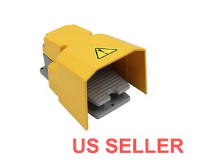 EXTRA Heavy Duty Foot Switch Pedal W Guard Cast Aluminum 15A SPDT US ...