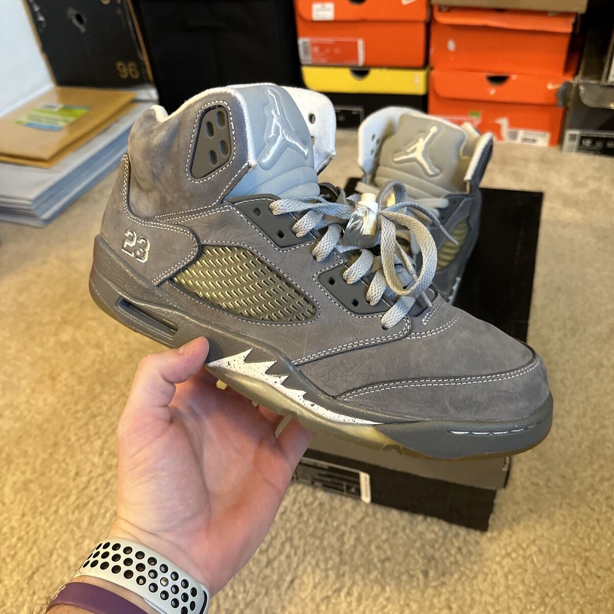 Size 11 - Jordan 5 Retro Wolf Grey 2011 659658989733| eBay Size 11 - Jordan 5 Retro Wolf Grey 2011 659658989733| eBay