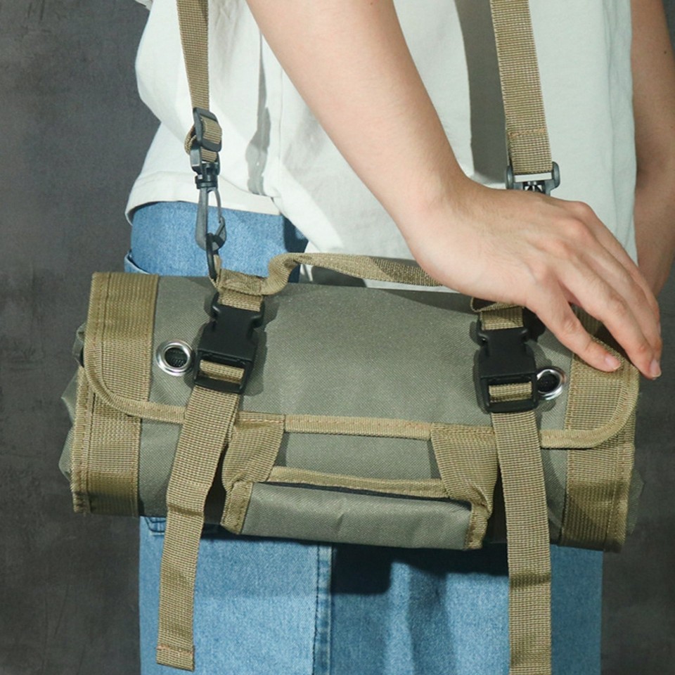 Large Wrench Roll Heavy Duty Bag Oxford Tool Roll Organizer Big Pouch ...