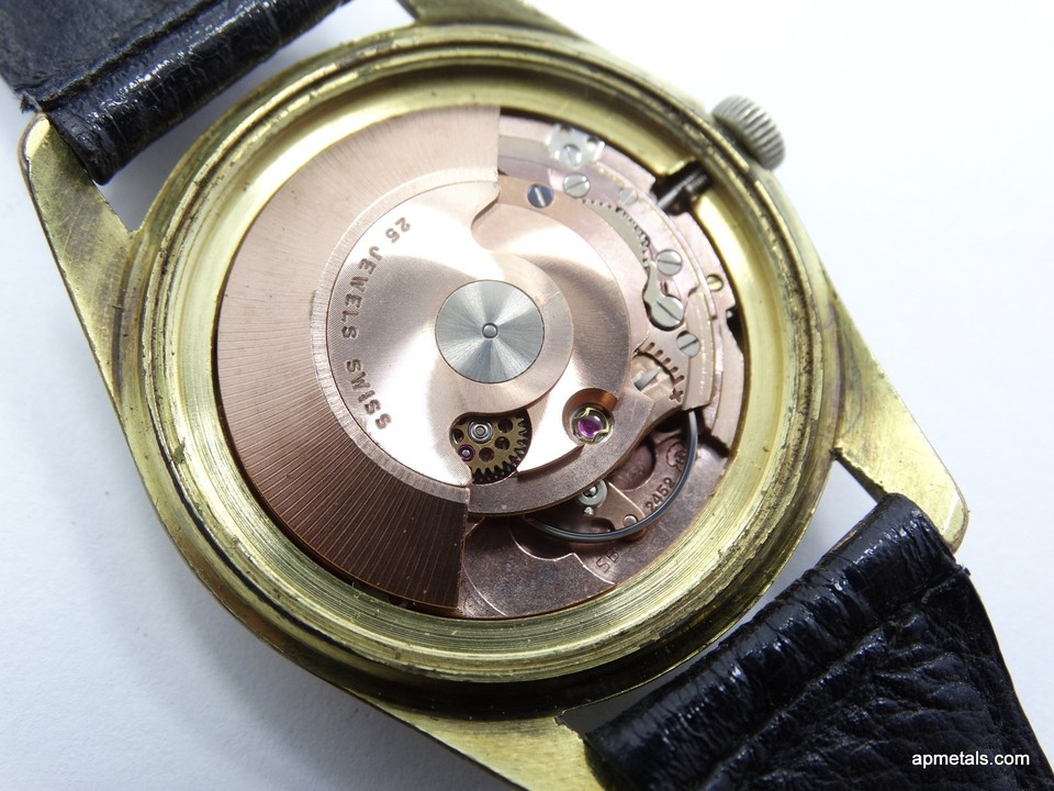 Vintage Mens ORGANA Swiss SUPER AUTOMATIC INCABLOC 25 Jewel ETA 2452 ...
