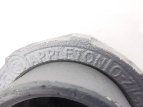 Appleton Union Male/Female 4" Explosion Proof Aluminum Fitting UNY400RA ...